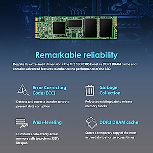 Transcend 2TB SATA III 6GB/s MTS830S M.2 2280 Solid State Drive - TS2TMTS830S