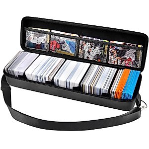 Large 1500+Baseball Card Holder Storage Case Compatible with Topps Baseball Sport Cards, Football Card, Also for C.A.H, PM TCG, Phase 10 Cards Game (Bag Only)