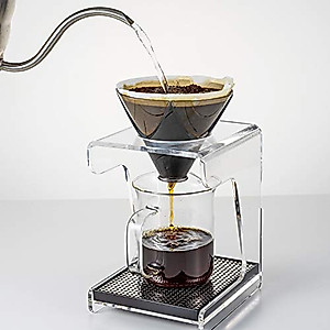 Hario V60 Mugen Coffee Dripper, Size 02, Clear Black