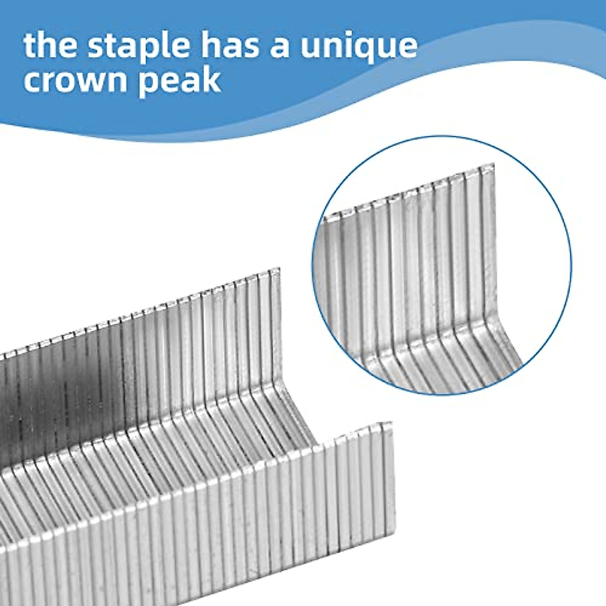 30000 Pieces B8 Crown Staples Standard Staples Heavy Duty Staples 1/4 Inch Leg Length for B8 Staplers Home School Office
