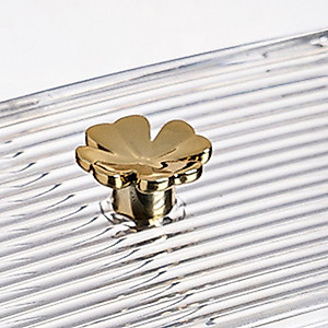 Estink Cotton Pad Storage Box, Portable Cotton Pad Holder Dispenser Swab Container Holder Transparent with Lid Grid for Cosmetics Makeup Swab Storage Box Desktop Decoration