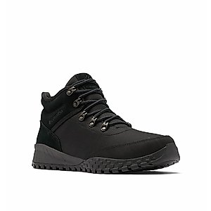 Columbia Men's Fairbanks Mid Hiking Shoe, Black/Shark, 10