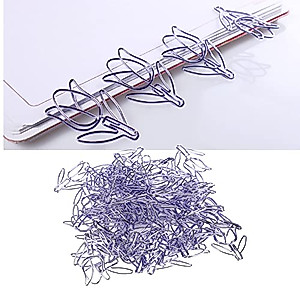 Cute Paper Clips, 50Pcs Tulip Paper Clips Flower Shape Paper Clips Funny Cute Paperclips Bookmarks Planner Clips Fun Paper Clips for Notebook Bookmark