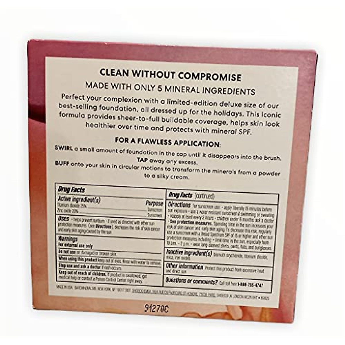 Bareminerals Deluxe Collector's Edition Original Foundation Fair 18g 0.6oz