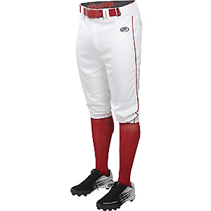 Rawlings Boys Ylnchkpp Pant, White/Red, XX-Large US