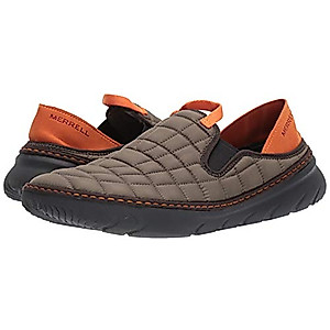 Merrell mens Hut Moccasin, Olive, 9 US