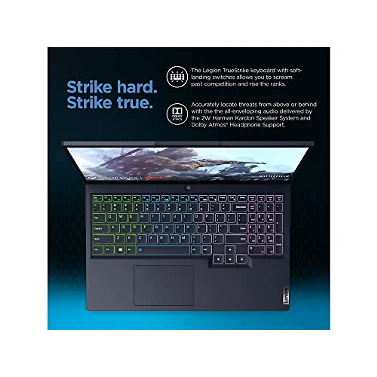 Lenovo 2022 Legion 5 15.6" 120Hz Gaming Laptop, AMD Ryzen 5 5600H, 16GB RAM, 512GB PCIe SSD, NVIDIA GeForce RTX 3050Ti, Backlit Keyboard, Phantom Blue, Windows 11, w/ 32GB USB Business Card