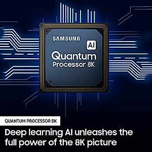 SAMSUNG 75-inch Class QLED Q800T Series - Real 8K Resolution Direct Full Array 24X Quantum HDR 16X Smart TV with Alexa Built-in (QN75Q800TAFXZA, 2020 Model)