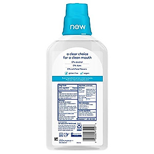 Colgate Zero for Healthy Gums Alcohol Free Mouthwash with CPC (Cetylpyridinium Chloride), Natural Spearmint - 515 mL, 17.4 Fluid Ounce