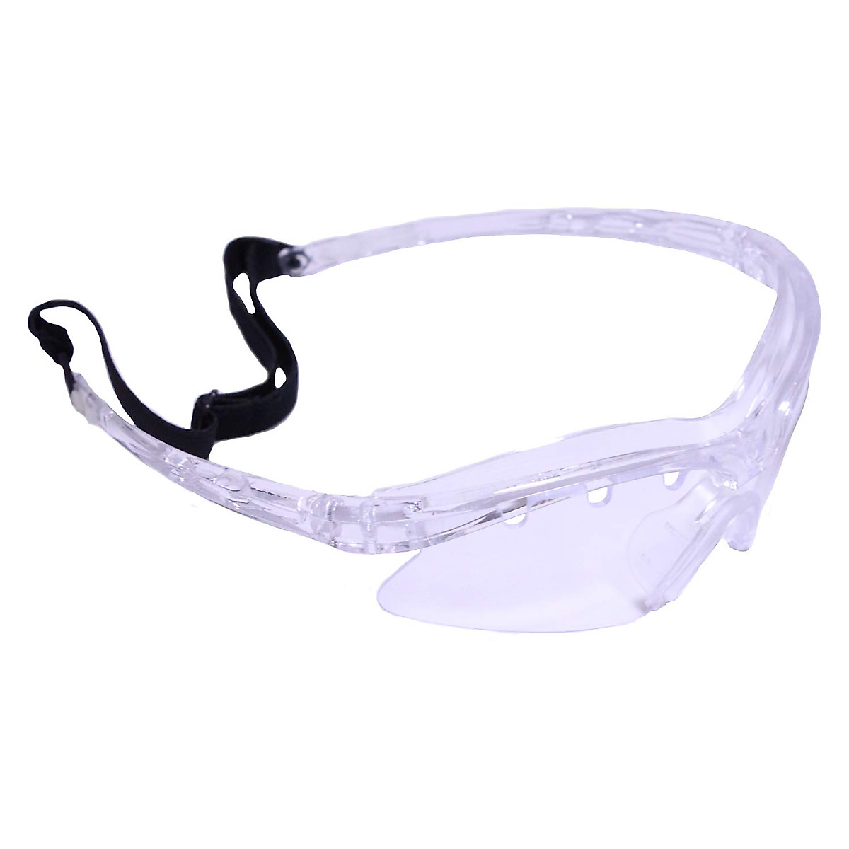 Python M3 Racquetball/Squash/Pickleball Eyewear (Eyeguard) (Black and Clear Frame) (Clear)