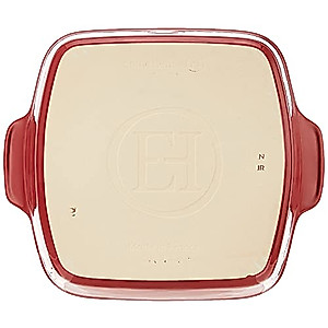 Emile Henry Made In France HR Modern Classics Square Baking Dish 8 x 8" / 2 Qt, Red