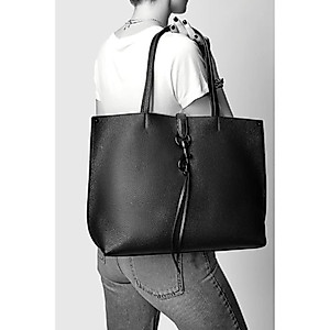 Rebecca Minkoff Megan Tote Bag for Women – Quality Leather Handbags for Women, Versatile Women’s Tote Handbag, Leather Purse & Work Bag, Large Tote Bag
