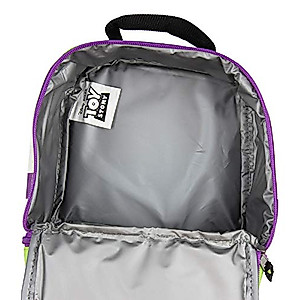 AI ACCESSORY INNOVATIONS Toy Story Buzz Lightyear Dual Compartment Insulated Light Up Lunch Bag Tote