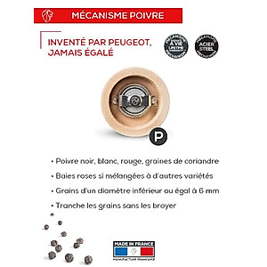 Peugeot Olivier Roellinger 5.25 Inch Pepper Mill, Chocolate