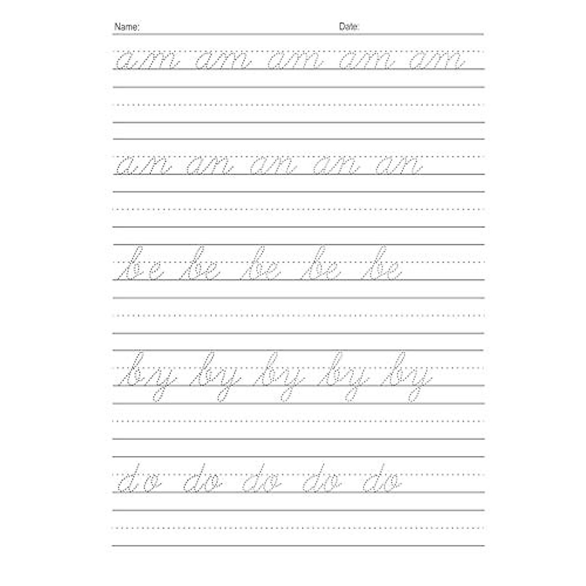 Cursive Handwriting Workbook For Kids: Cursive for beginners workbook. Cursive letter tracing book. Cursive writing practice book to learn writing in cursive
