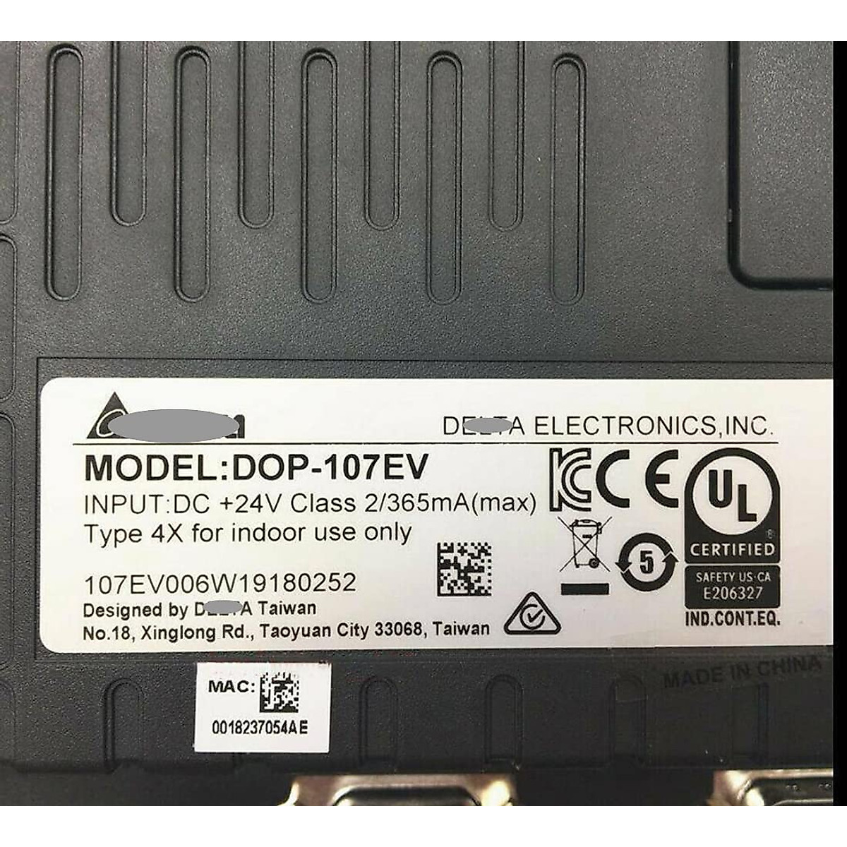 DOP-107EV 7 Inch HMI Ethernet Touch Screen Panel 800 * 480 Sealed in Box 1 Year Warranty