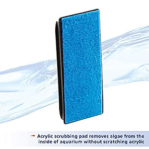 Aqueon Aquarium Algae Cleaning Magnets Glass/Acrylic, Small, Black