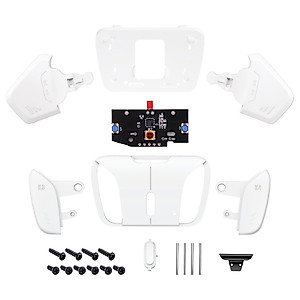 Turn Rise to RISE4 Kit – Redesigned White K1 K2 K3 K4 Back Buttons Housing & Remap PCB Board for PS5 Controller eXtremeRate Rise & RISE4 Remap kit - Controller & Other Rise Accessories NOT Included
