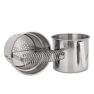 MyLifeUNIT Paint Brush Cleaner, Double Layer Paint Brush Holder with Wash Tank