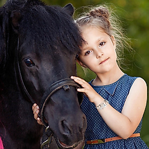 Anoup Horse Gifts for Girls, Horse Stuff Horse Gifts for Women Initial Bracelet for Teen Girls Gifts for Girls Horse Jewelry