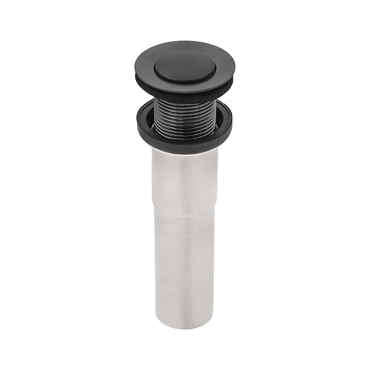 Ruvati 16 x 11 inch Gunmetal Black Undermount Bathroom Sink Stainless Steel - RVH6107BL