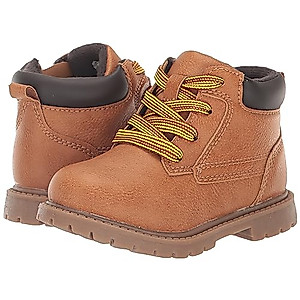 Carter's Roy Boot, Tan, 3 US Unisex Big Kid
