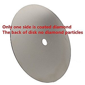 6" inch 150 mm Grit 3000 Diamond Grinding Disc Abrasive Wheel Coated Flat Lap Disk Jewelry Tools for Gemstone Glass Rock Ceramics