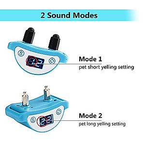 Paipaitek Cat Shock Collar,Automatic Trainer Collar for Cats Prevent Meowing Designed,Sound Vibrate and Shock 3 Working Modes for Cats and Kittens - Waterproof & Rechargeable