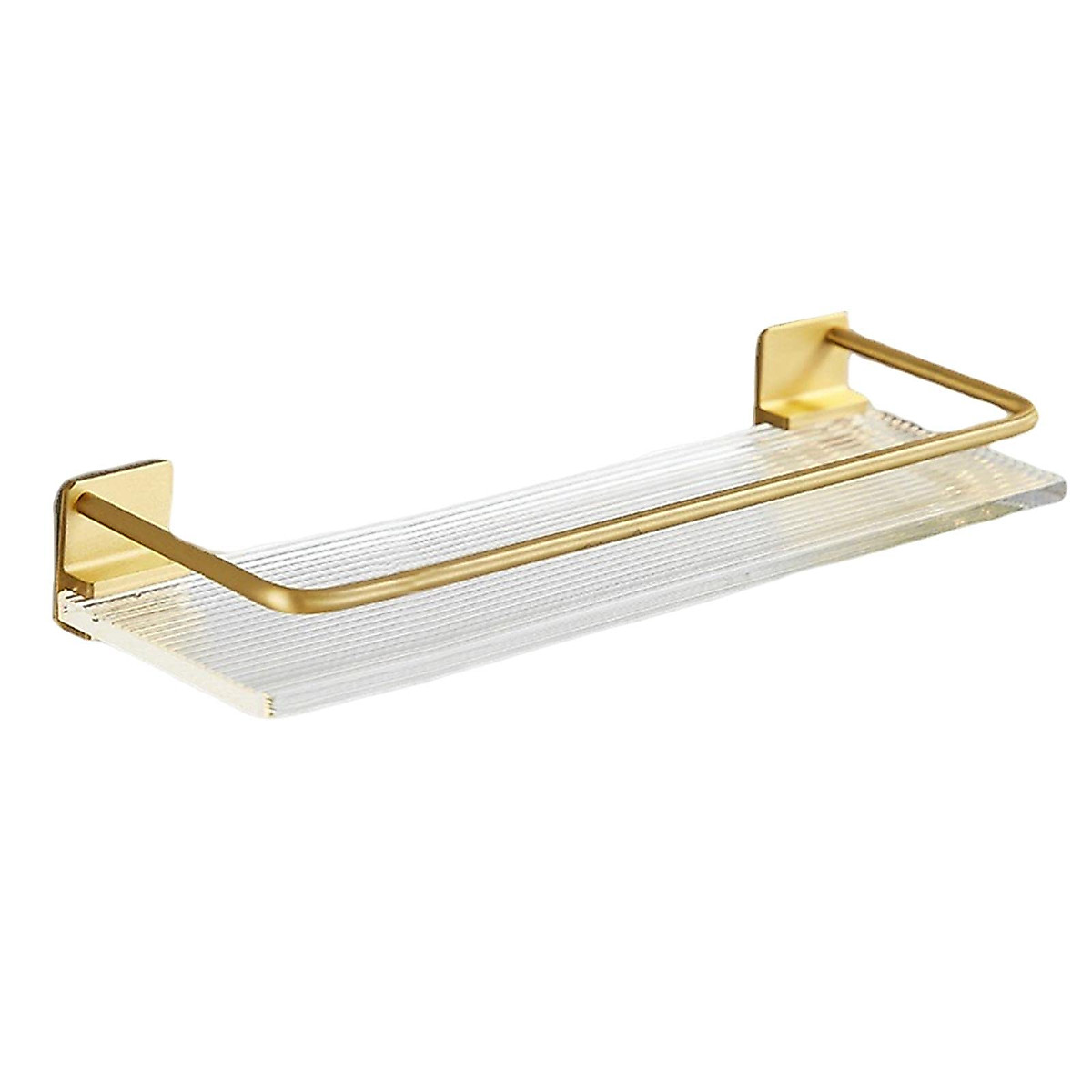 ＡＷＨＡＯ Bathroom Floating Shelf Acrylic Wall Shelf Bathroom Shelf Holder for Bathroom Bedroom, 30cm