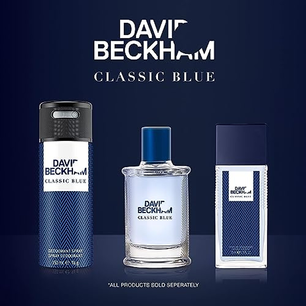 David Beckham Classic Blue Men's Eau de Toilette Spray, 3 Ounce