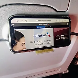 Gripssy Airplane Travel Essentials Phone Holder and Stand | Anti-Slip, Ultra-Compact and Flexible Technology is Designed for Smartphones- Compatible iPhone, Android |Travel Accessories, Gadget