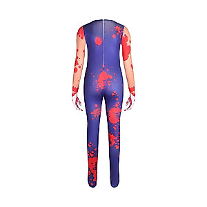 Quenny Halloween sonic dress up costume,cartoon sonic performance cosplay costumes. (Sonic Costume, Medium(6-7Y))