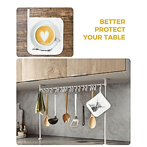 4 Pack Pot Holders for Kitchen,Highland Cow Portrait Heat Proof Potholder Hot Pads Trivet,Scotland Scottish Animal Washable Coaster Potholders for Cooking Baking Grilling