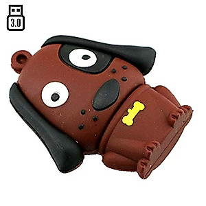 16GB Dog Model Flash Drive USB 3.0 Drive Memory Stick Thumb Drives Pen Drive Data Storage Zip Drive Jump Drive Flash Stick USB Stick - Brown