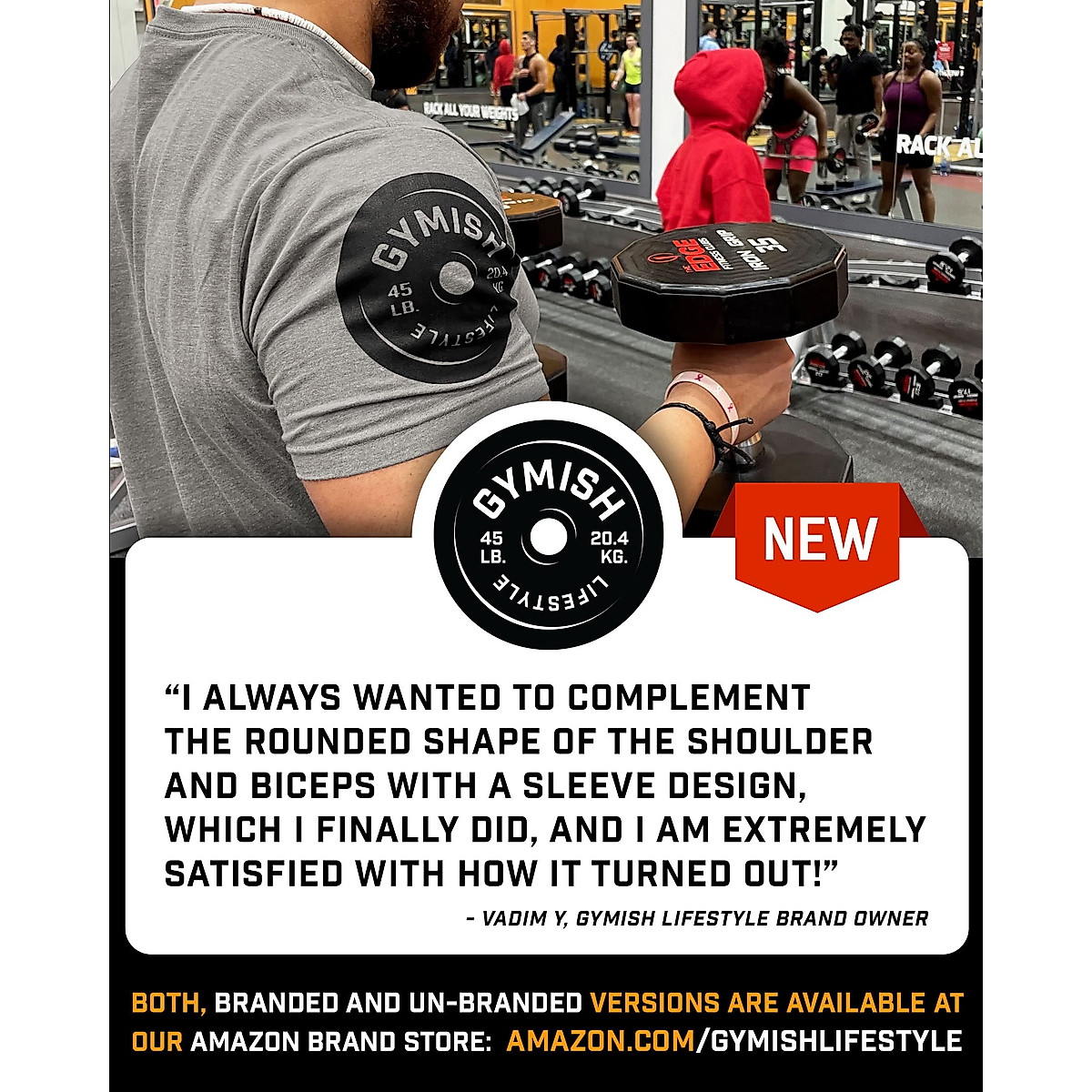 Gymdays Motivation Workout Shirts for Men, Gym Weightlifting Cool T-Shirts (LG, Black on Black)