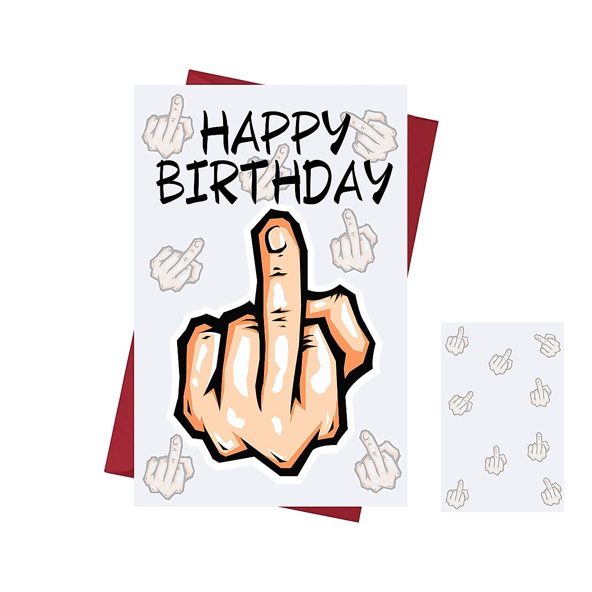 Funny Rude Birthday Card for Men & Women - Offensive Sarcastic Birthday Card – Rude Birthday Card for Friends, Family, Lover, Coworkers, Etc.