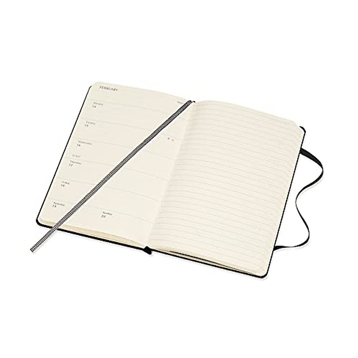 Moleskine Classic 18 Month 2021-2022 Weekly Planner, Hard Cover, Pocket (3.5" x 5.5"), Black