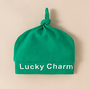 Fairy Baby My First St. Patricks Day Baby Boy Gentleman Outfit Green Bow Tie Romper Shamrock Pant Set Lucky Chram Hat 0-3M