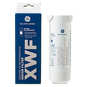 GE XWF Refrigerator Water Filter | Certified to Reduce Lead, Sulfer, and 50+ Other Impurities | Replace Every 6 Months for Best Results | Pack of 1