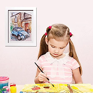 Fosdonge Hold 150 Pcs 8.5x11 Kids Artwork Frames Changeable Placing or Hanging, Front-Opening Kids Art Frame, Childrens Art Project Frames for 3D Picture, Crafts, Hanging Art