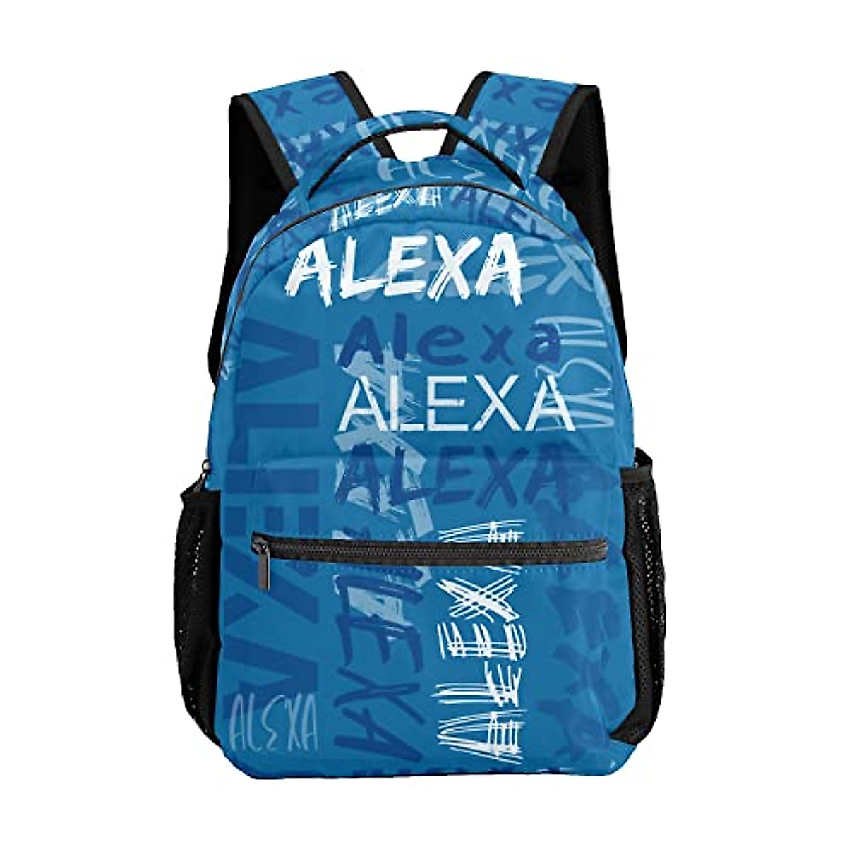 ZAACUSTOM Personalized School Backpack for Kids, Waterproof Custom Printed Bookbag with Name for Elementary Students, Fashion Customized Casual Book Bag Back Pack for Boys Girls