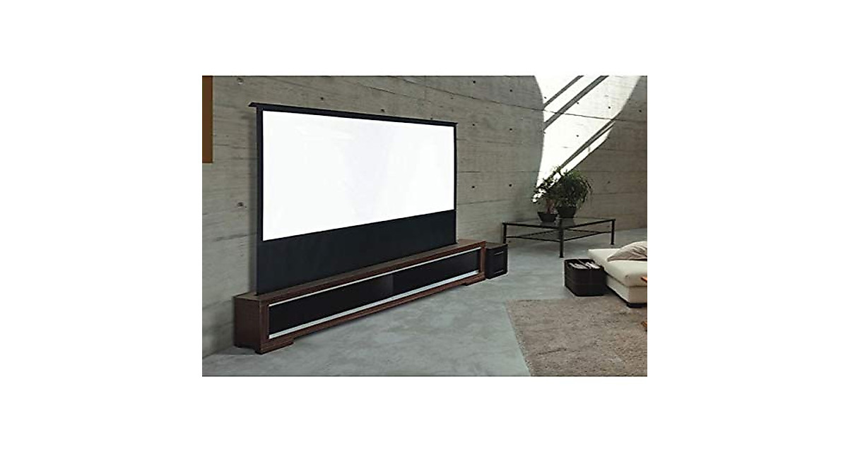 WSSBK 92-Inch Electric Floor Rising Projection Screen | Perfect for ...
