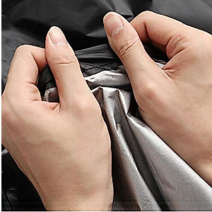 J&C Patio Chair Cover Waterproof Outdoor Chair Covers 2 Pcs Black Furniture Cover for Chairs All Season Protection Patio Chair Covers for Gardern Furniture Sets