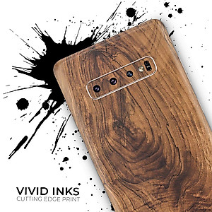 DesignSkinz Raw Wood Planks V11 Protective Vinyl Decal Wrap Skin Cover Compatible with The Samsung Galaxy S20 (Screen Trim & Back Glass Skin)