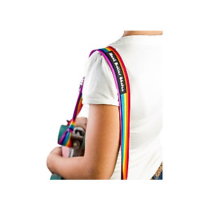 Moxi Roller Skate Leash - Fashionable Transport Strap for Skates | Rainbow