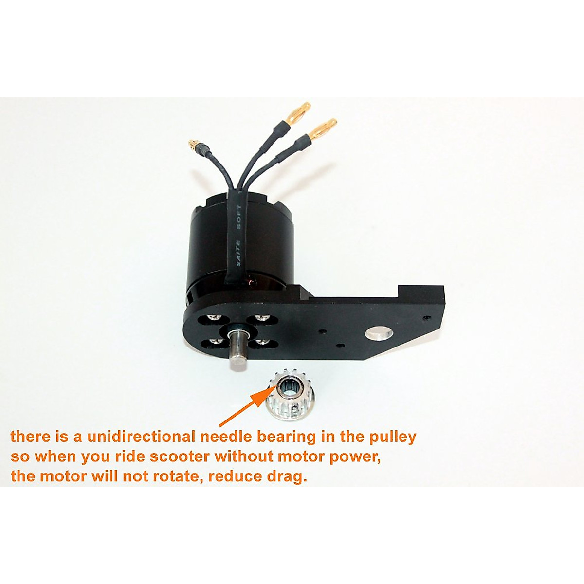 L-faster Scooter Conversion Kit for Town 9EF Customized Motor Device for Town 9 Scooter Lightest Scooter Drive (Kit with Motor)