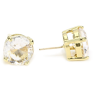 kate spade new york "Gumdrops" Clear Round Stud Earrings
