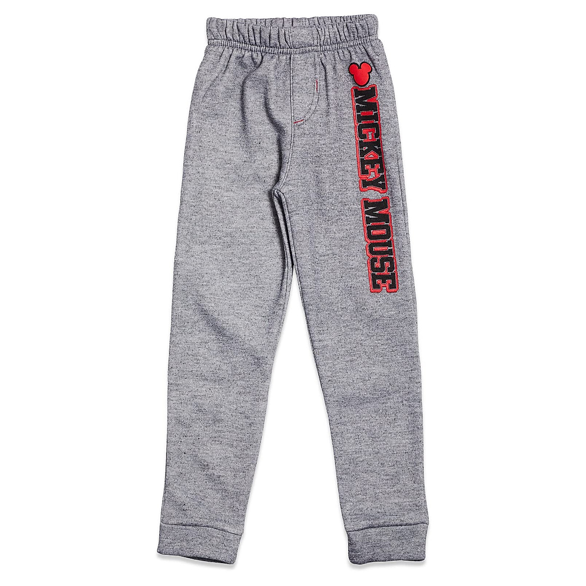 Disney Mickey Mouse Little Boys Fleece Pullover Hoodie and Pants Outfit Set Red 7-8