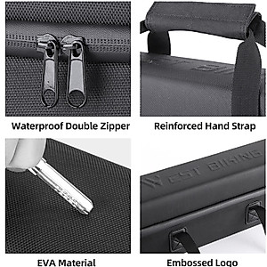 Ebike Battery Case, Ebike Waterproof Storage Bag Large-Capacity Fireproof Battery Bag, E- Battery Accessories for Long-Distance Biking, Camping, Batteries Storage