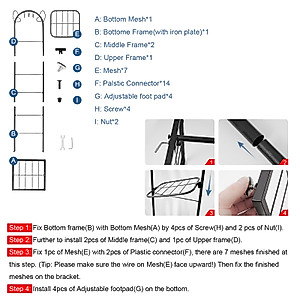 DOADW Vertical Shoe Rack 8 Tier, Narrow Shoe Rack for Closet Entryway, Sturdy Metal Skinny Shoe Rack with Hooks, Slim Shoe Rack for Small Spaces, Space Saving Corner Shoe Storage Organizer, Black